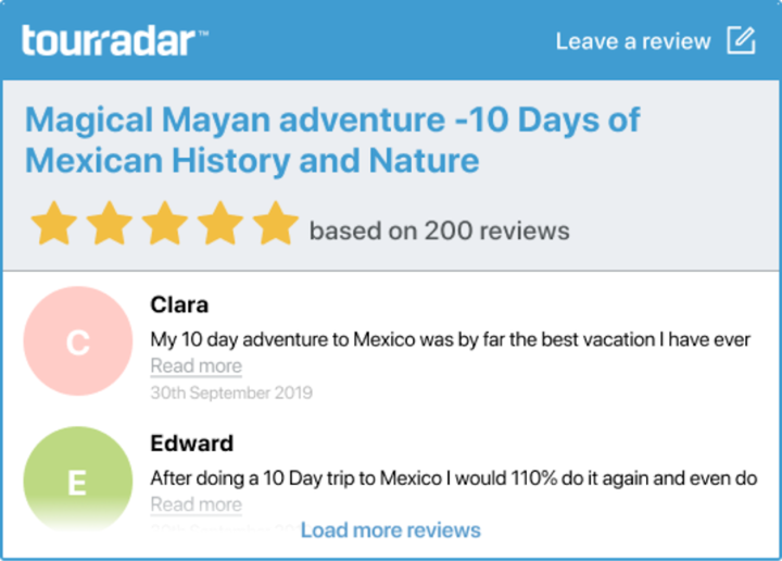 Widgets and Badges for Your Website - TourRadar