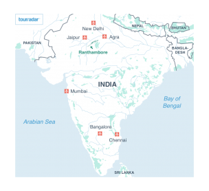 Ranthambore Maps: Location, Road & Attraction Map - TourRadar