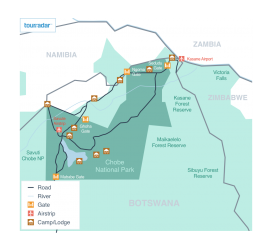 Chobe National Park Maps - TourRadar