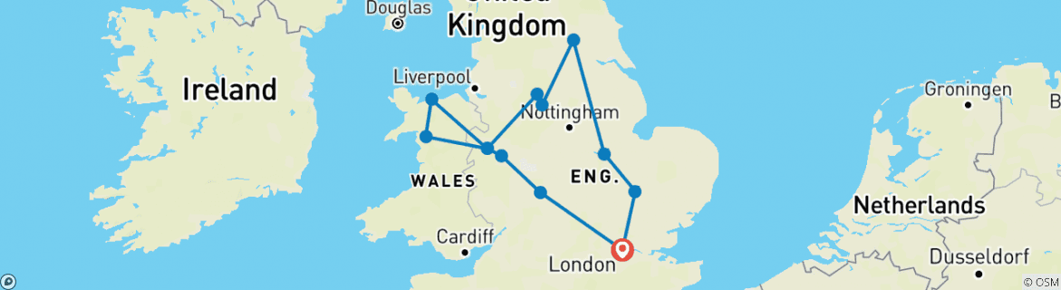 5-Day Heart of England, Wales & Yorkshire Small-Group Tour from London ...