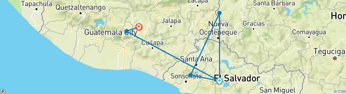 Maya Triangle : El Salvador - Honduras - Guatemala by Inter Tours with ...