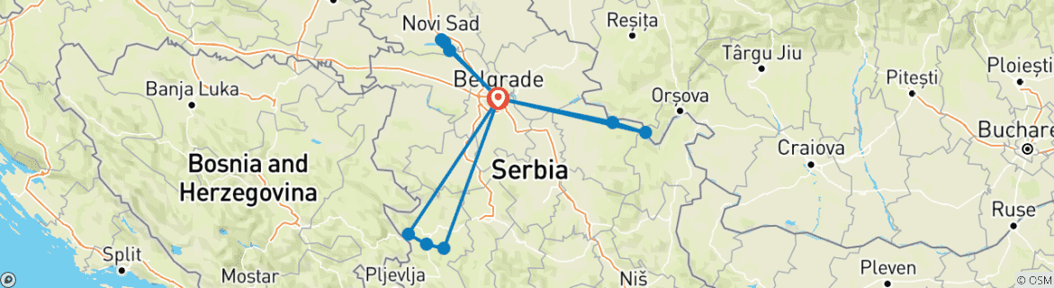Best of Serbia in one week - SMALL GROUP by Victor Tours DMC with 13 ...