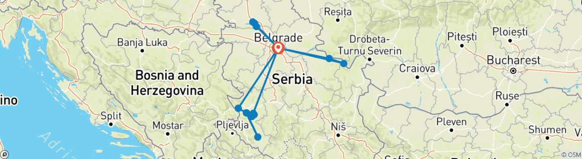 Best of Serbia in one week - SMALL GROUP by Victor Tours DMC with 15 ...