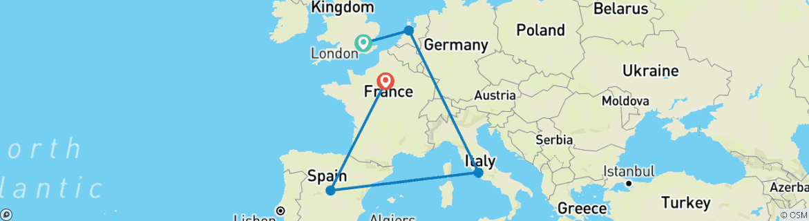 European Capitals (5) Escape - 11 Days by Dot Travel with 3 Tour ...