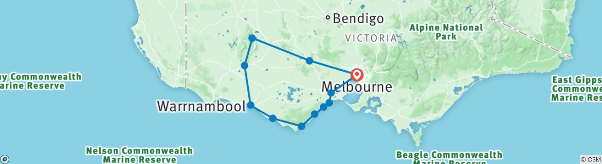 4 Day Great Ocean Road, Grampians and Goldfields by Australian Natural ...