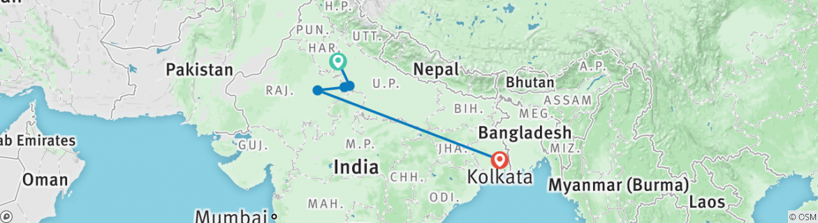 Golden Triangle Tour with Kolkata (British Capital of India) by World ...