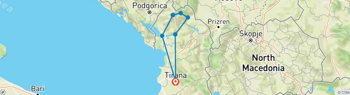 Hiking tour of Komani Lake, Valbona Valley and Theth in seven days by ...