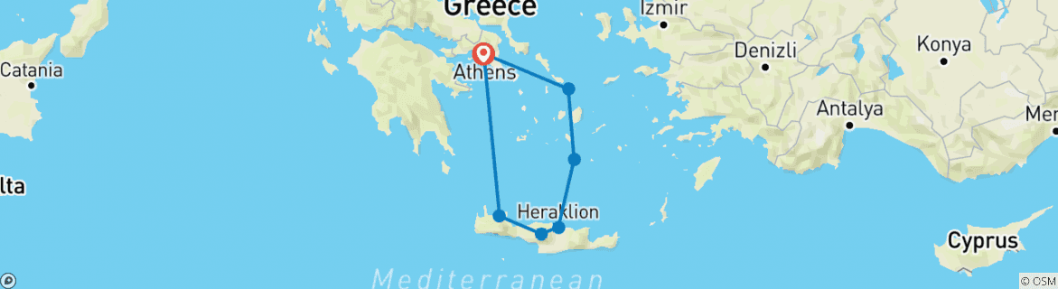 Greek Island Hopping | Athens - Mykonos - Santorini - Crete by Eskapas ...