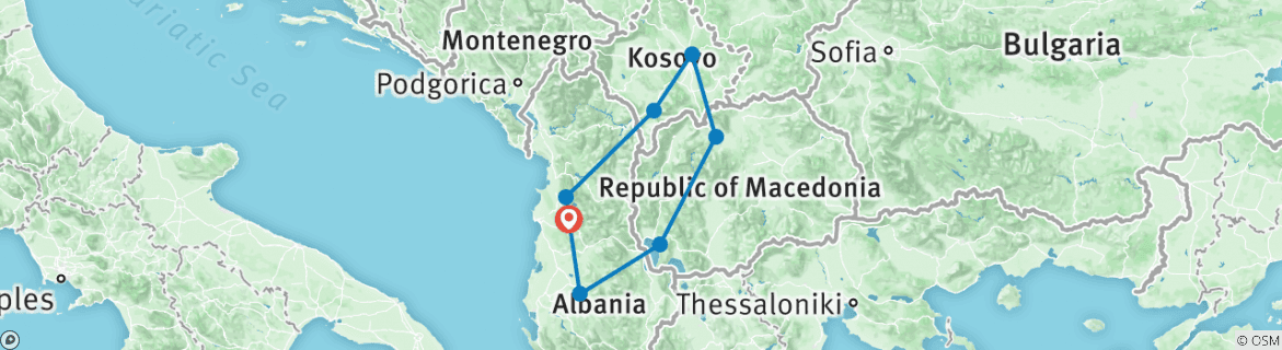 N. Macedonia, Kosovo and Albania tour from Tirana in four days by ...