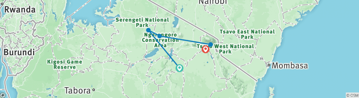 6 days safari Serengeti, Ngorongoro crater, Tarangire & Materuni ...