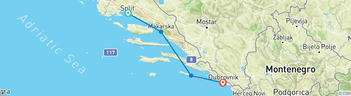 4-day Split to Dubrovnik one-way - Premier boat, Mixed-age group by Go ...