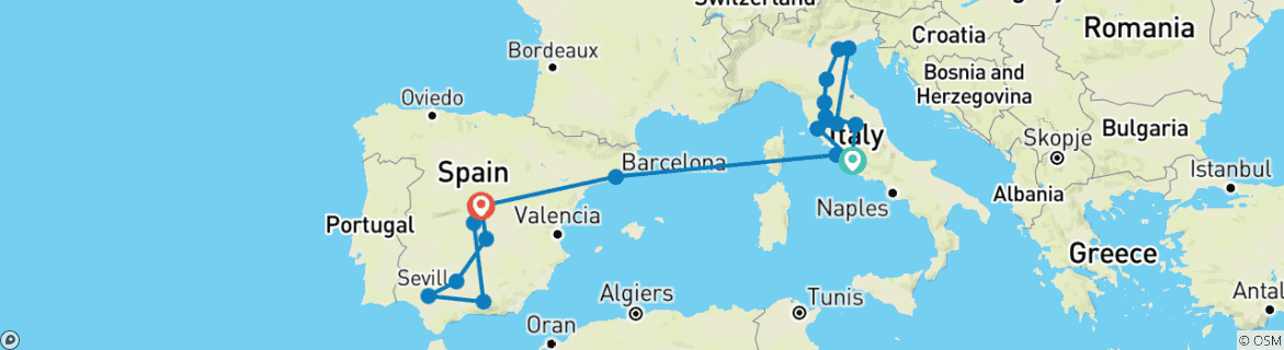 Highlights of Italy & Spain - 17 Days by Click Tours with 4 Tour ...