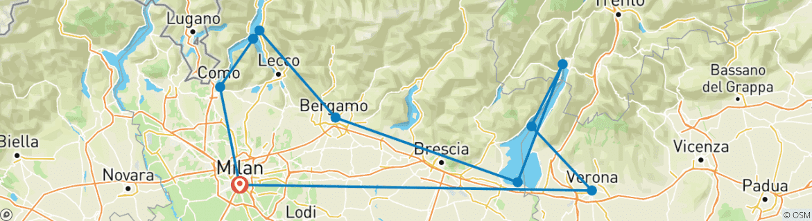 Alps By Bernina Train & Northern Lakes - 5 Days by Click Tours with 1 ...