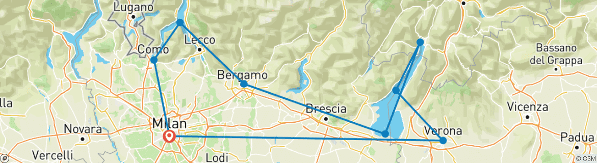 Alps By Bernina Train & Northern Lakes - 5 Days by Click Tours with 3 ...