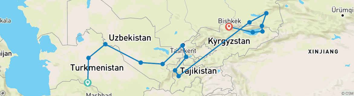 Central Asia: Five Stans Express by Intrepid Travel (Code: KFSS ...
