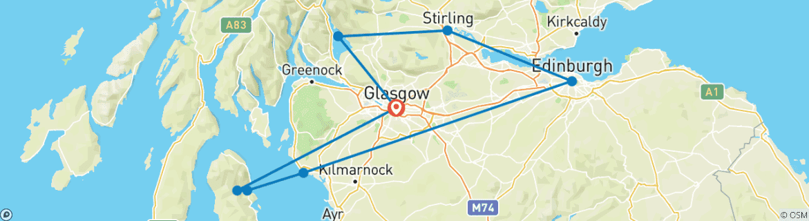 Scottish Daytripper - 6 Days/ 5 Nights (including Ardrossan) by CIE ...