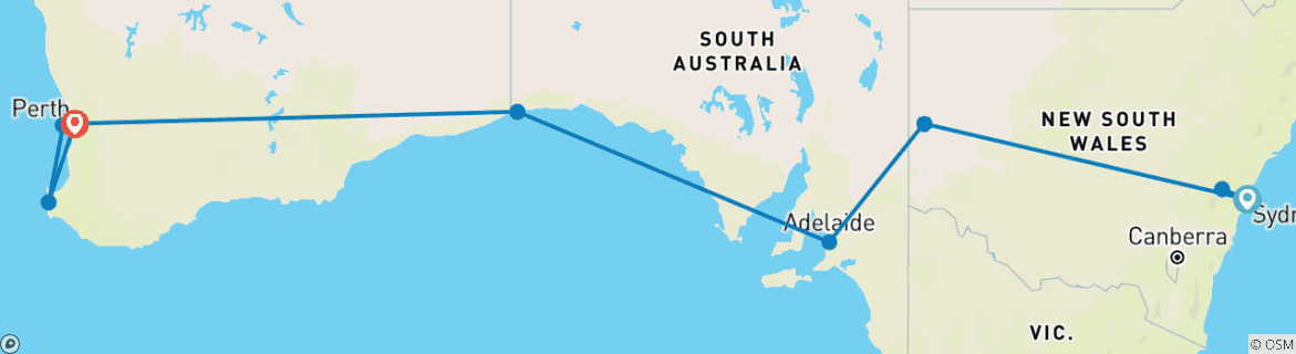 Indian Pacific Train with Sydney & Perth by Australia and New Zealand ...