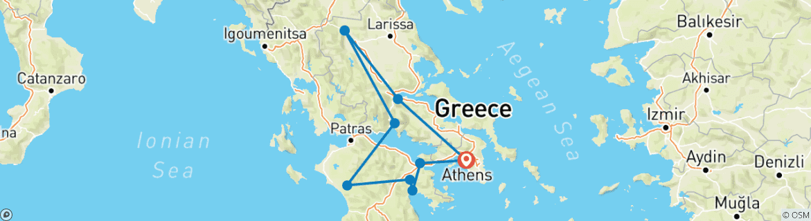 Taste of Greece Tour - 7 days by Expat Explore Travel with 27 Tour ...