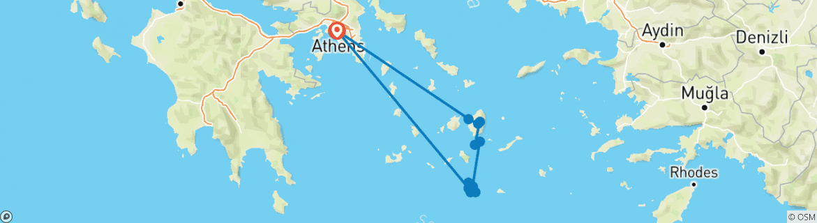 Cyclades Islands Multi-Activity Adventure by Trails Beyond with 8 Tour ...