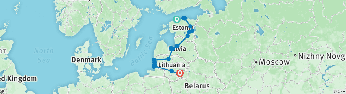 Baltic Bike Tour: Tallinn to Vilnius (self-guided supported) by Baltic ...