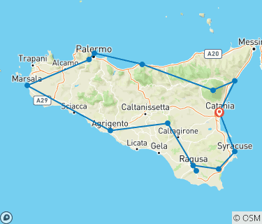 Safari Viaggi Sciacca Sicily Map