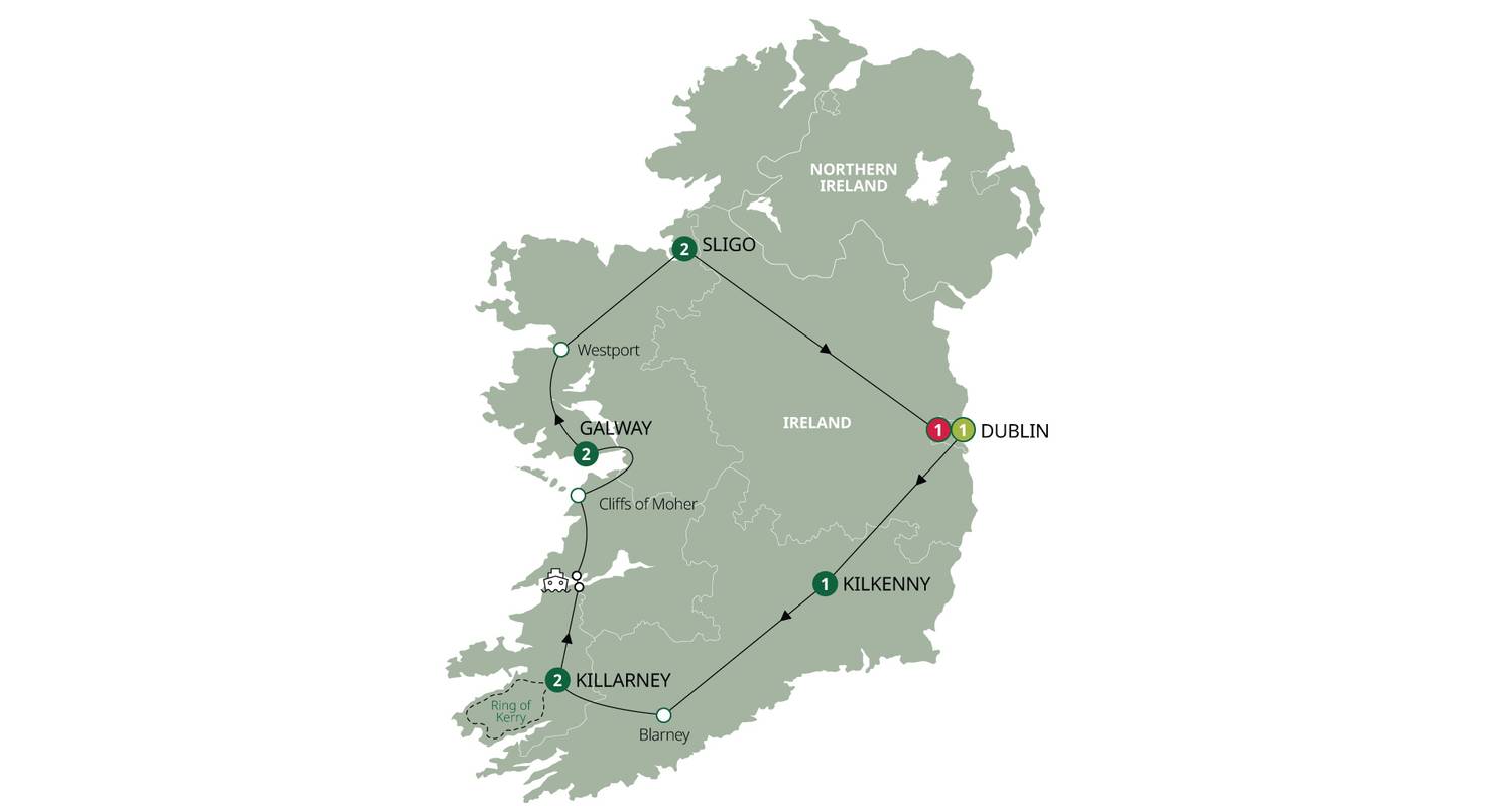10 Best Ireland Wild Atlantic Way Coach / Bus Tours 2024/2025 - TourRadar